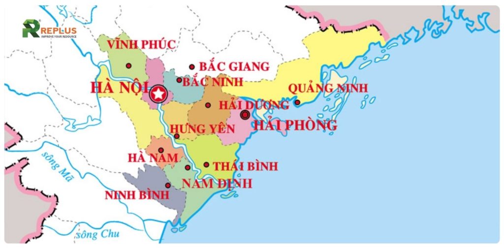 Bản đồ miền Bắc từng khu vực cập nhật mới nhất 2025